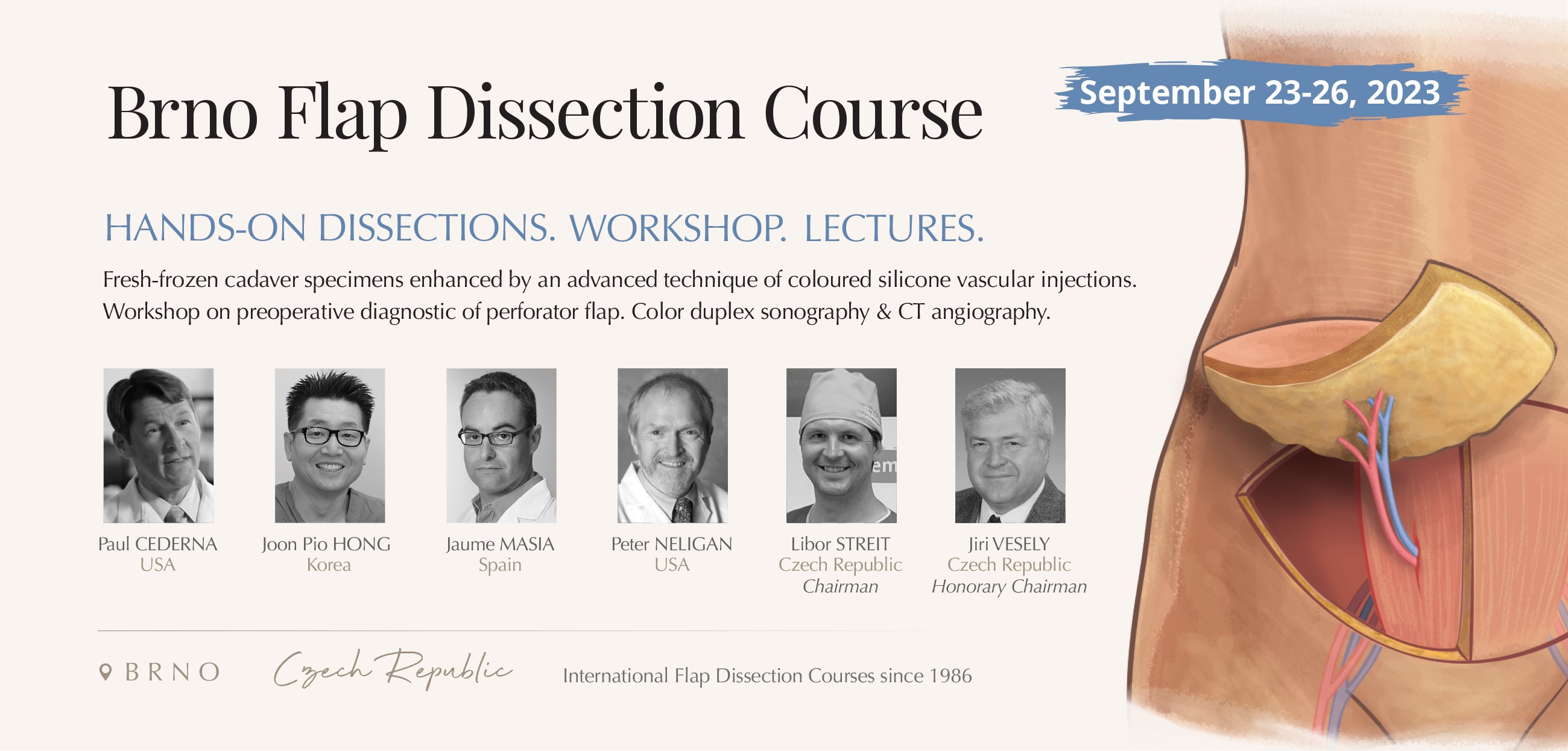 Dissection Course — International Perforator Flap Dissection Course